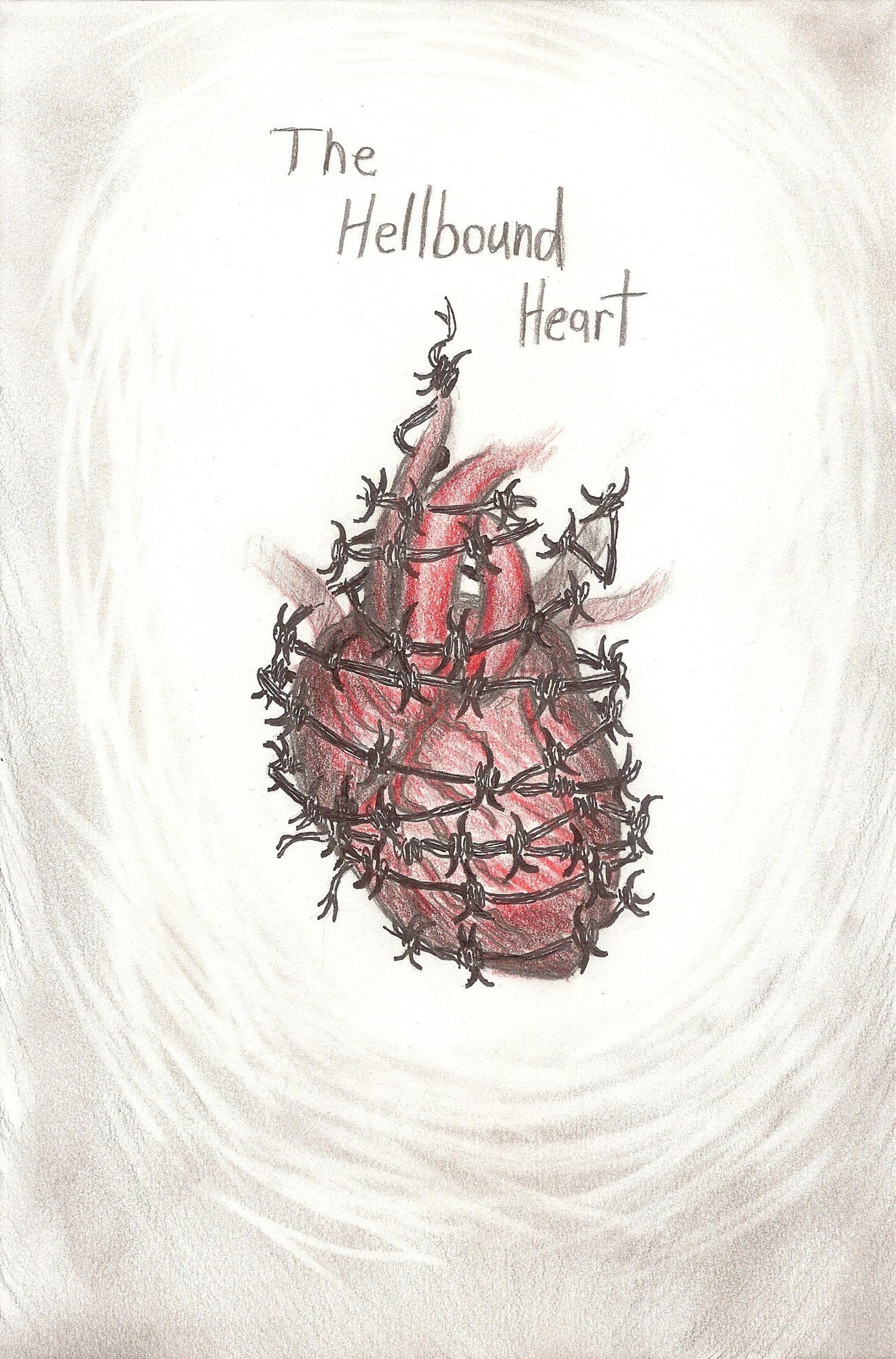 Hellbound Heart Original Drawing Sketch Pad Sketches | Etsy