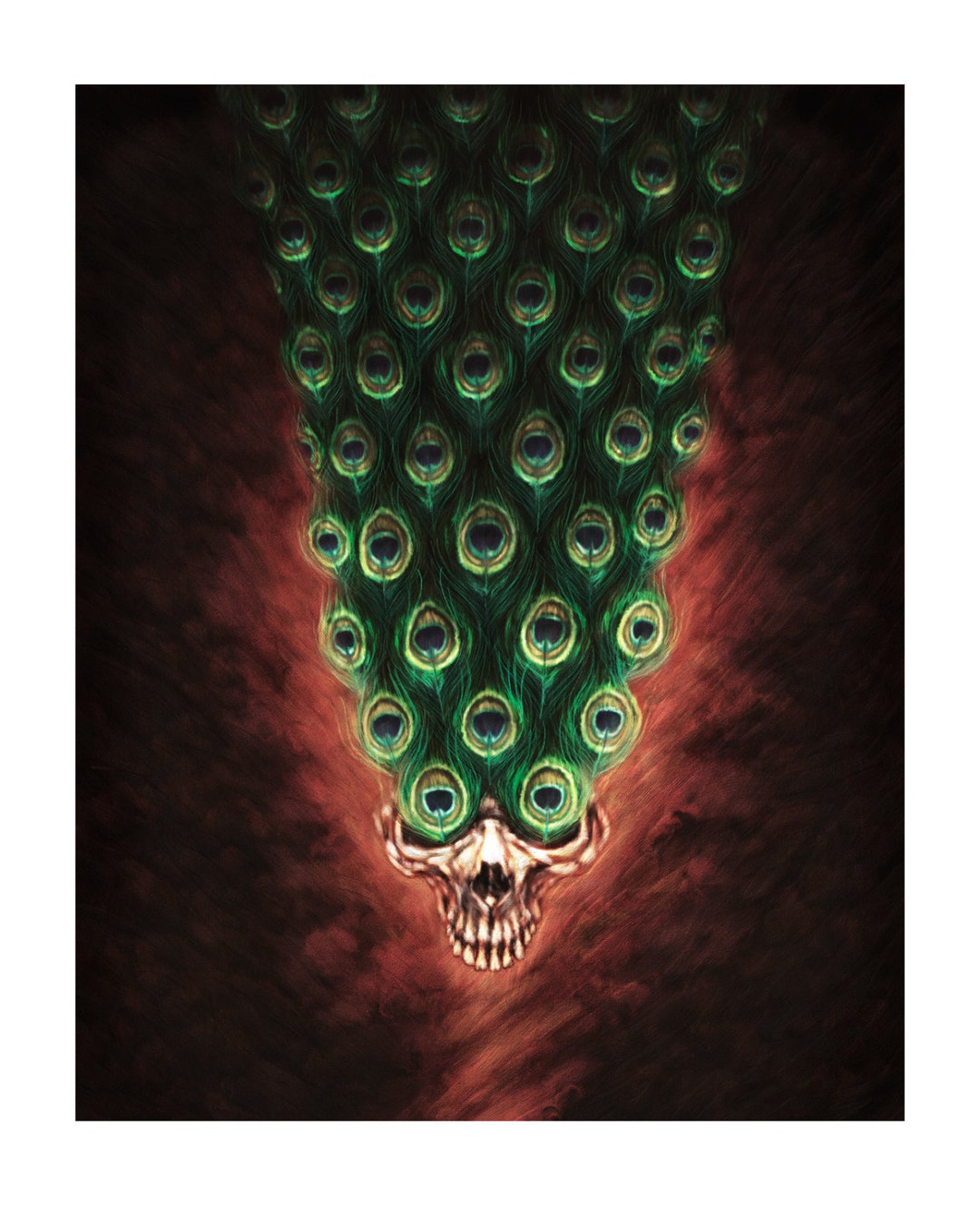 Alchemy, the Peacock's Tail, Putrefaction/fermentation, Signed Giclee ...
