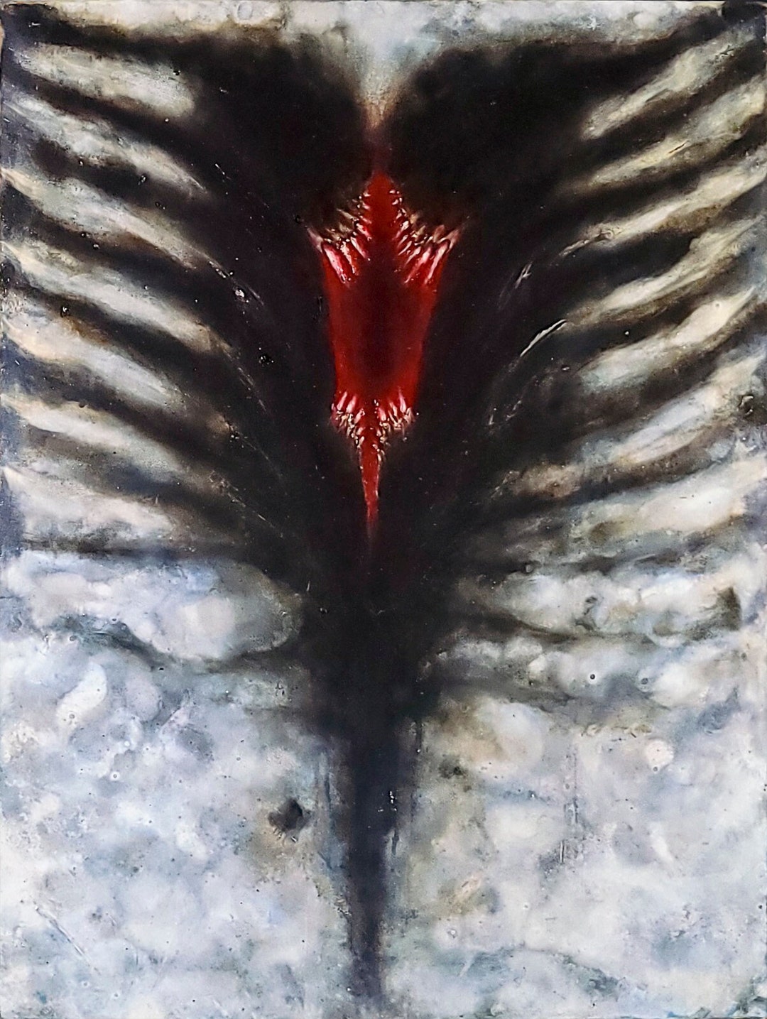 The Vampire God, Horror, Original Oil Painting, Demonic - Etsy