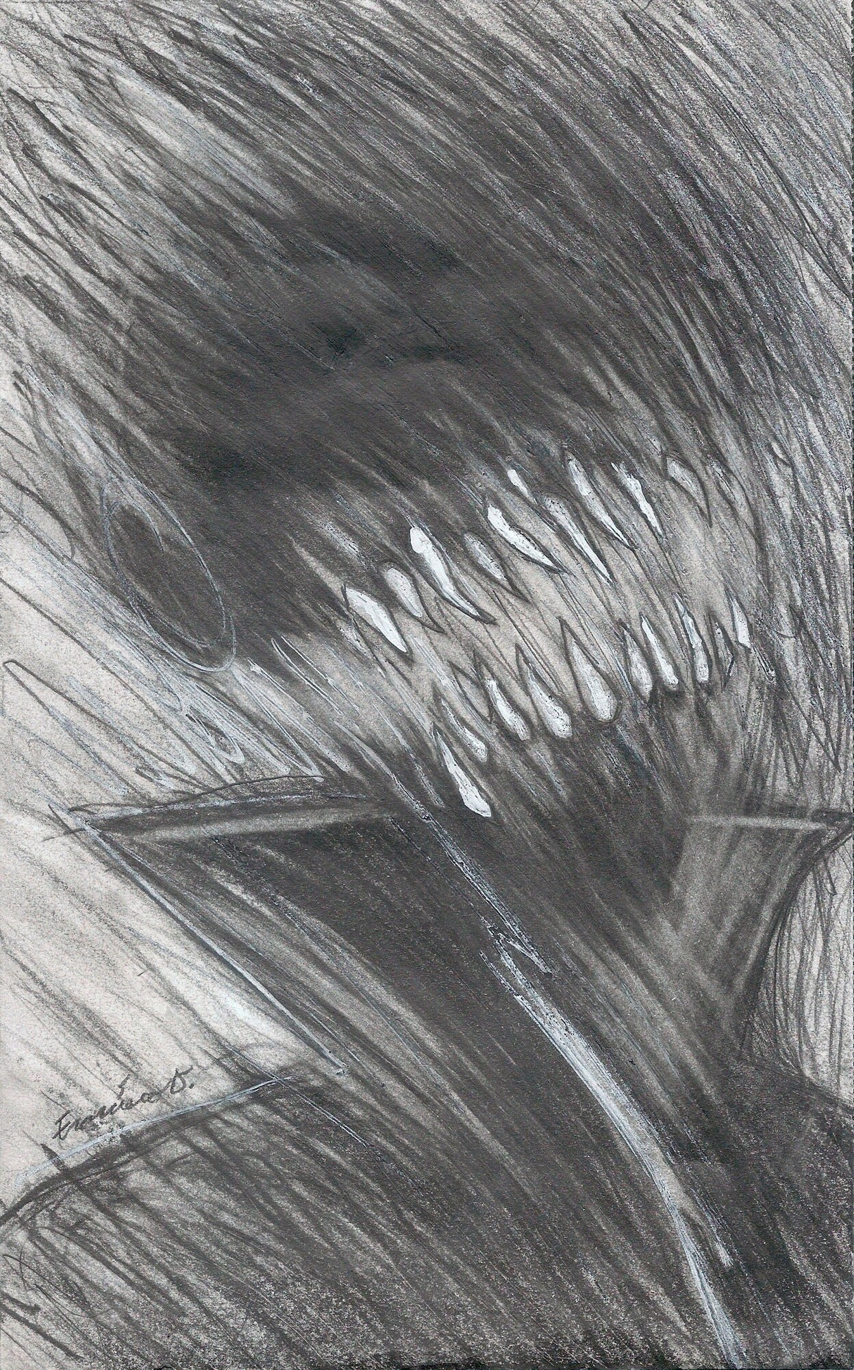 The Vampire Devour Horror Heavy Metal Original Drawing - Etsy