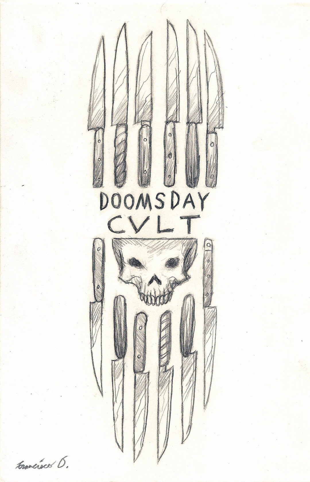 Doomsday, Creepy Cult, Original Drawing, Sketch Pad, Sketches, Divine ...