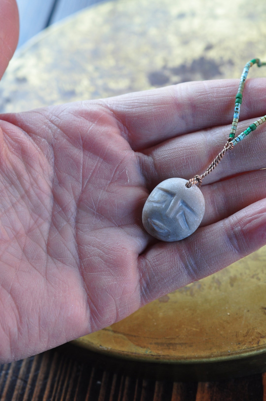 Little Friend Stony Necklace Talisman Owl - Etsy