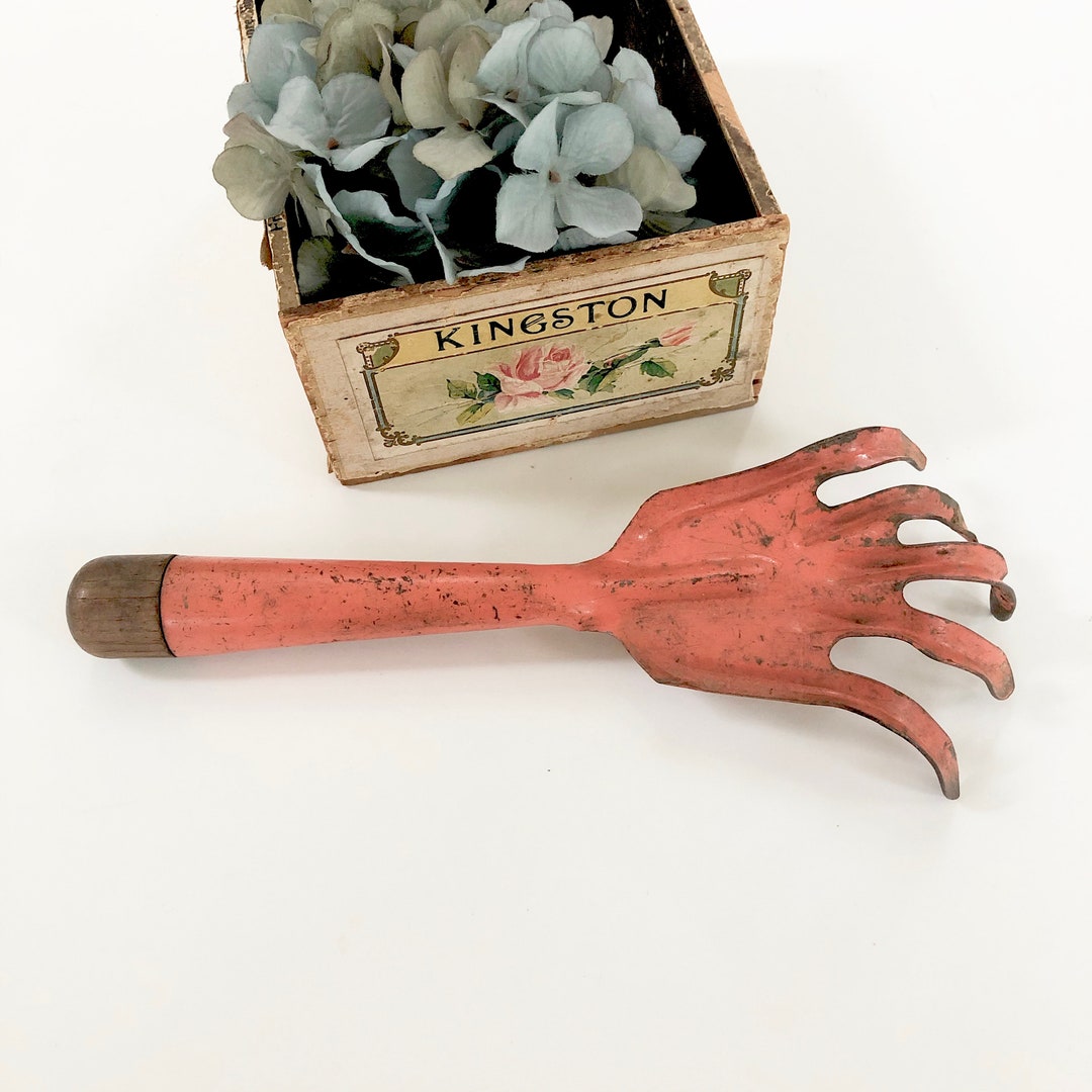 VINTAGE GARDEN Hand TOOL - Orange Rempotage Shed Tool - Gardener ...