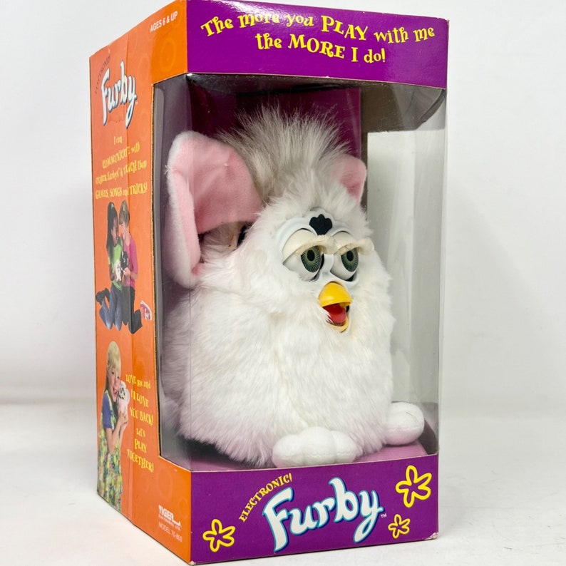 Furby Snowball Tiger Electronics 70-800 Solid White With Green Eyes - Etsy