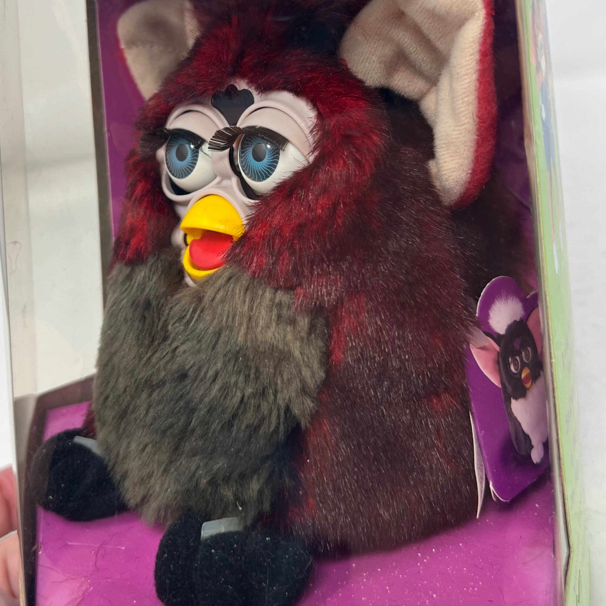 Furby Red Wolf Blue Eyes Tiger Electronics 2000 7th Gen Factory Sealed ...