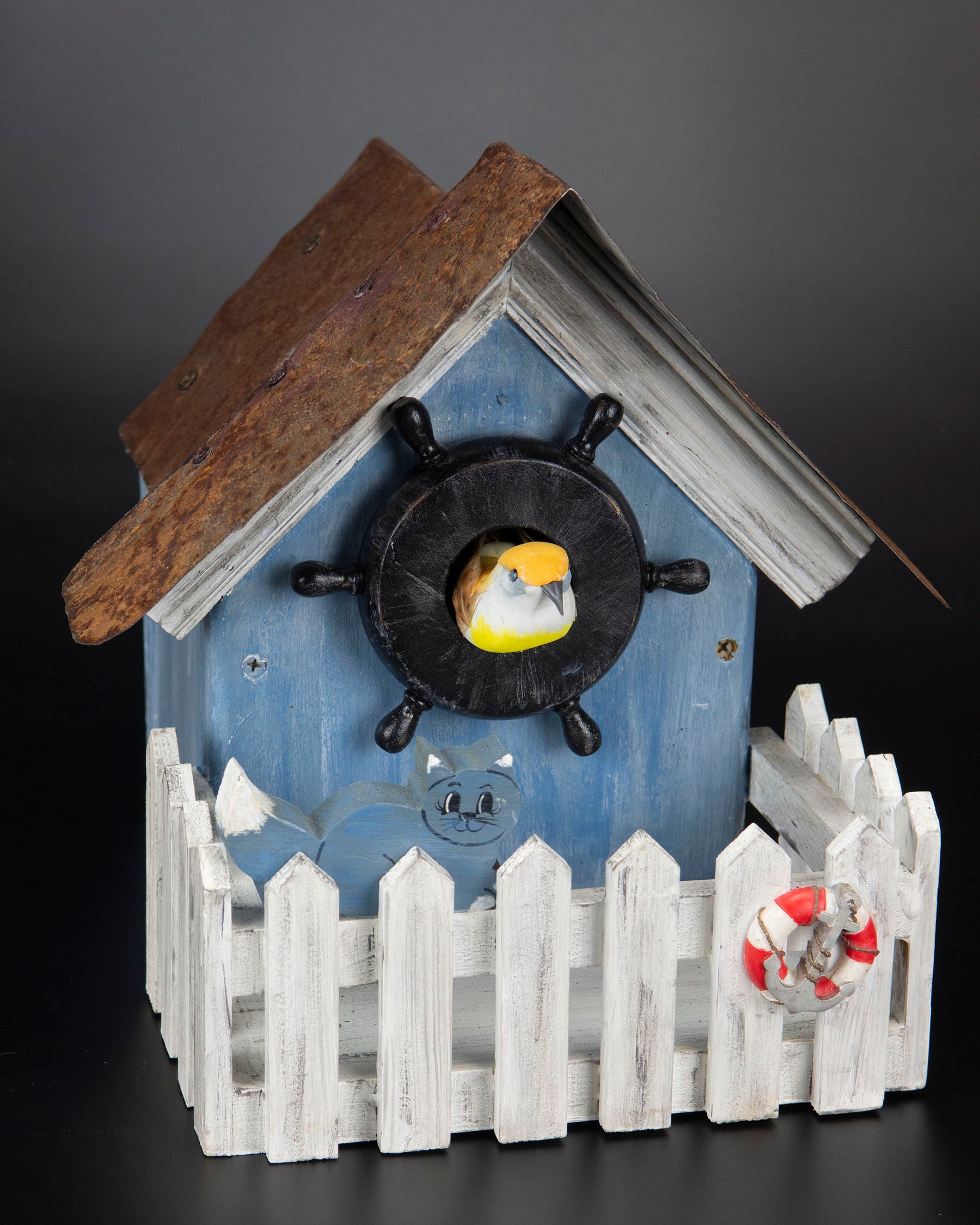 Rustic Nautical Birdhouse - Etsy
