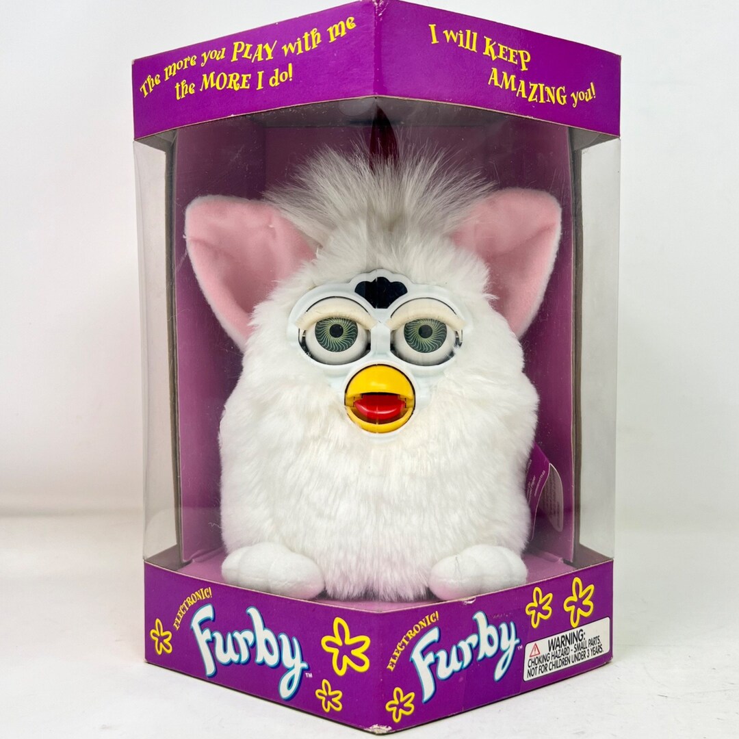 Furby Snowball Tiger Electronics 70-800 Solid White With Green Eyes - Etsy
