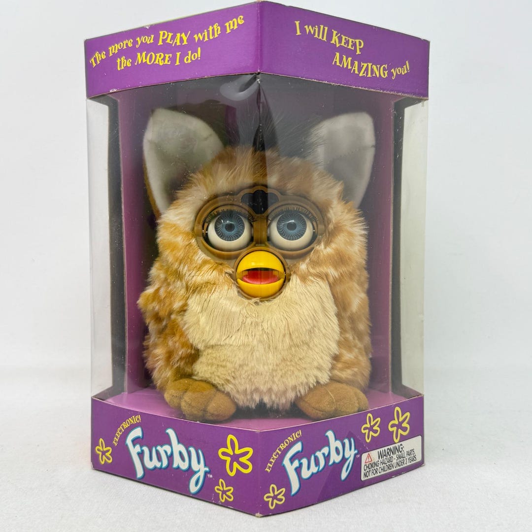 Furby Model 70-800 Giraffe Toy Collectible Blue Eyes Factory Sealed ...