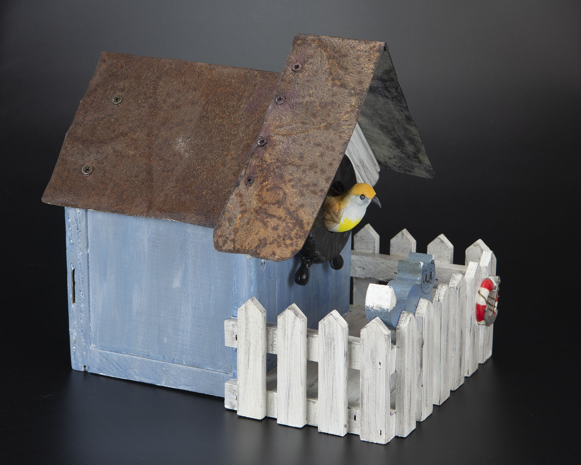 Rustic Nautical Birdhouse - Etsy