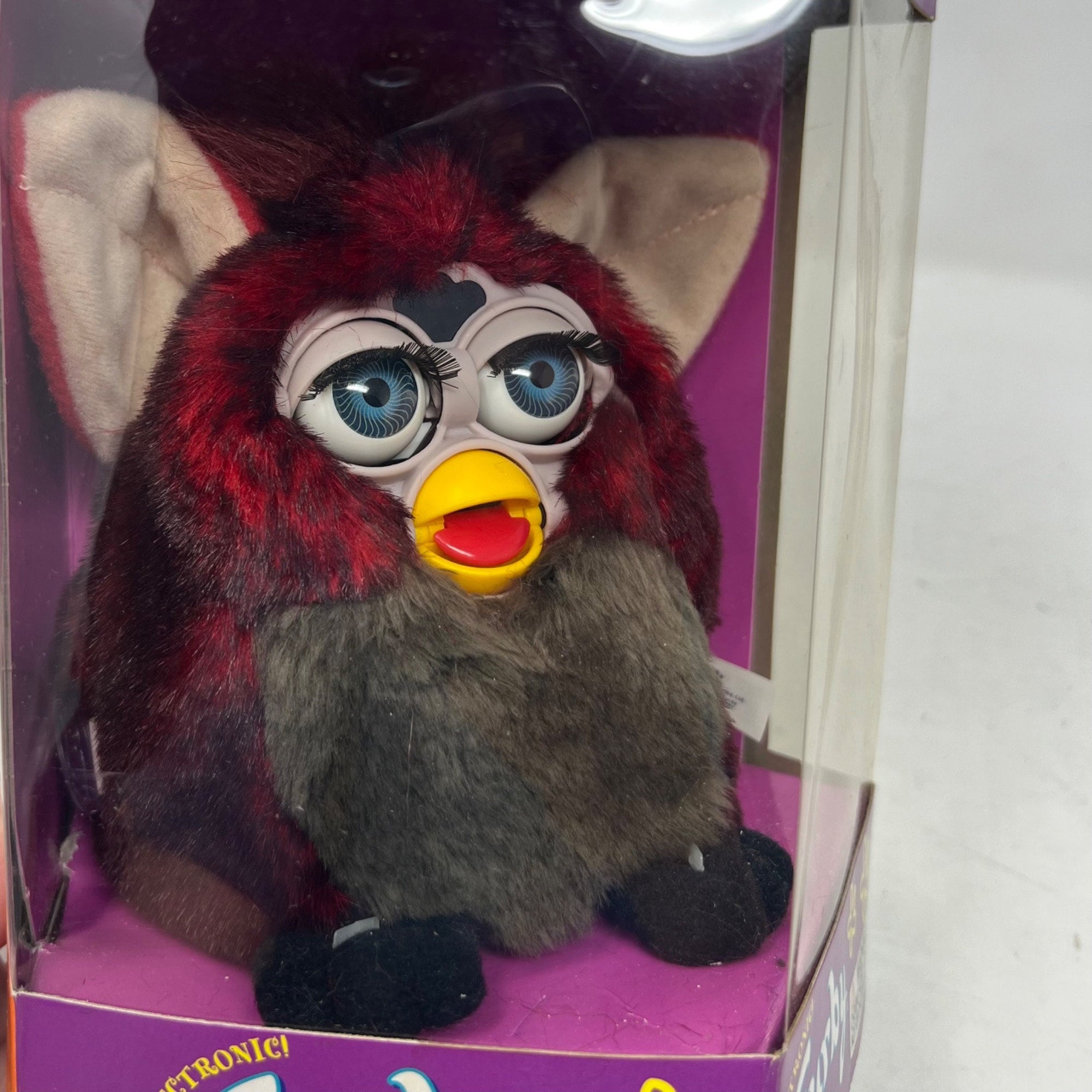 Furby Red Wolf Blue Eyes Tiger Electronics 2000 7th Gen Factory Sealed ...