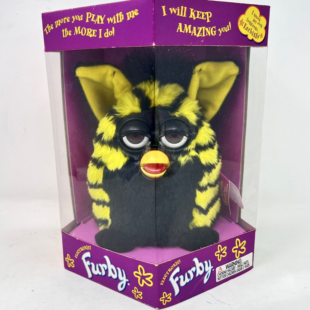 Sealed Furby Bumblebee Yellow Black Model 70-800 Brown Eyes - Factory ...
