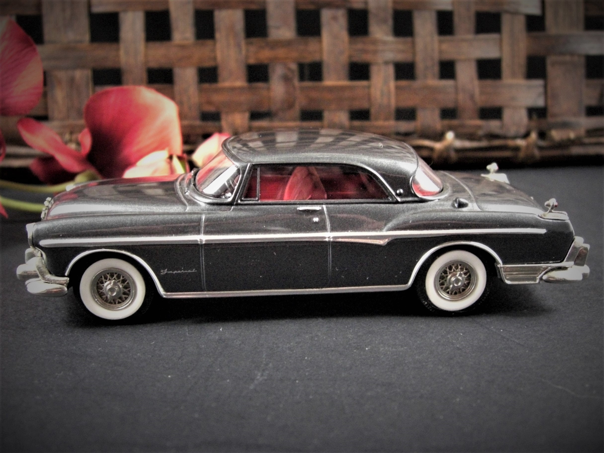 1955 Chrysler Imperial in Embassy Gray 1/43rd Scale White Metal Model ...