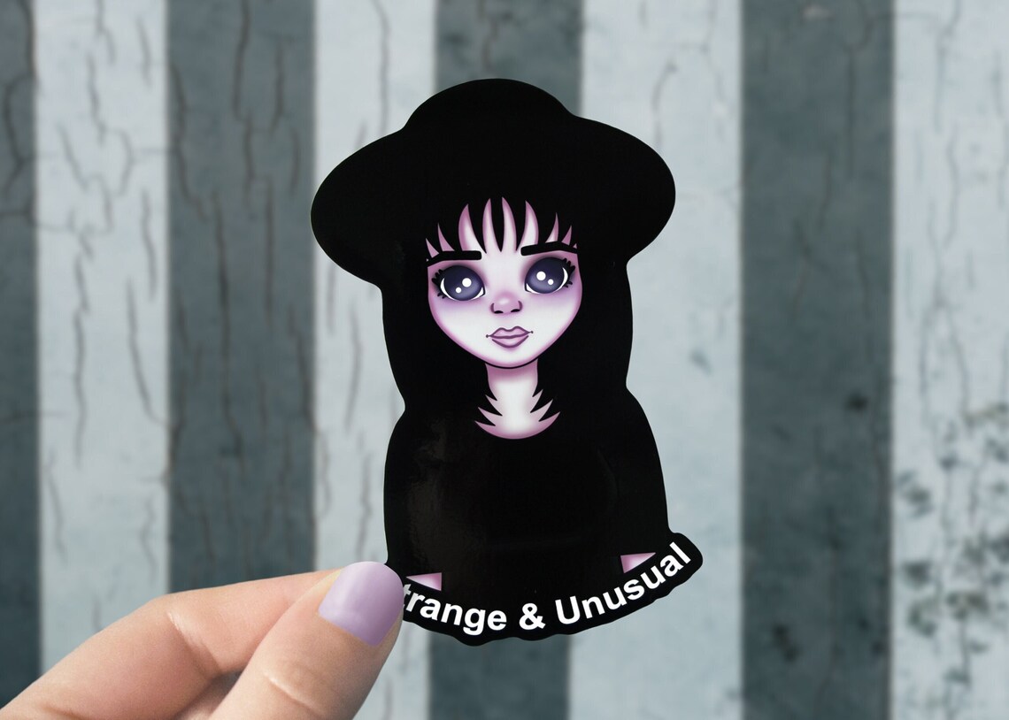 Strange and Unusual Lydia Sticker Pastel Goth Aesthetic | Etsy