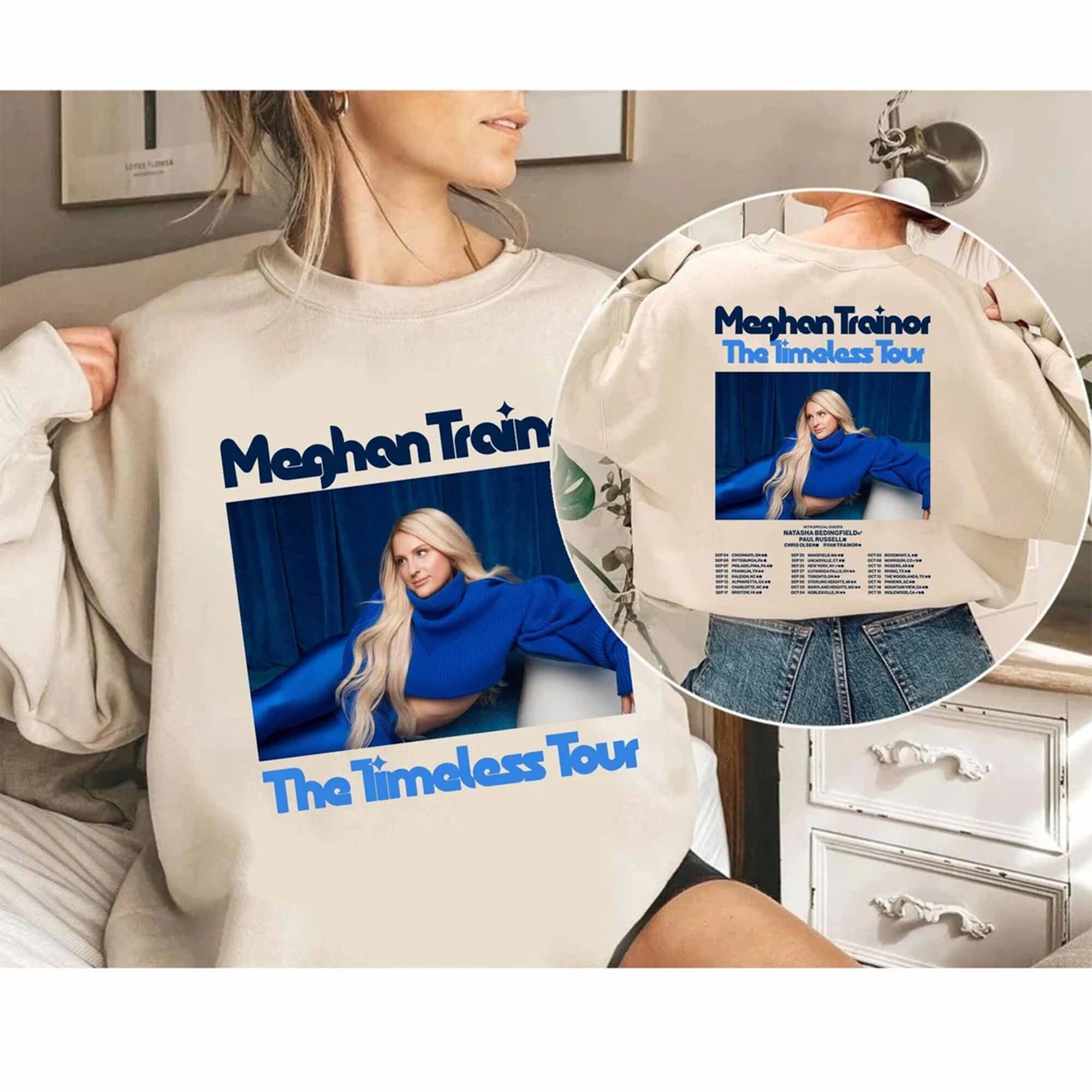 Meghan Trainor The Timeless Tour 2024 Shirt, Meghan Trainor Sweatshirt ...
