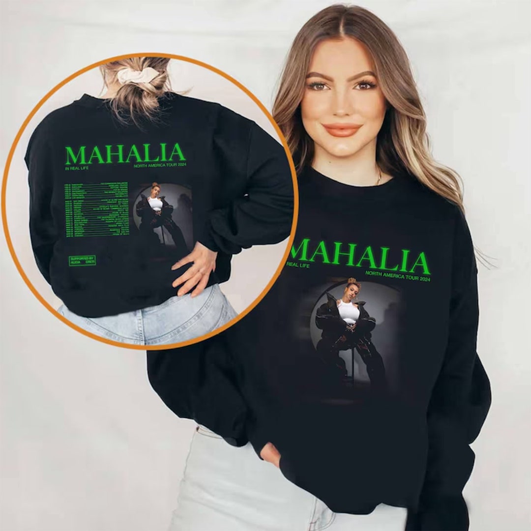 Mahalia in Real Life Tour 2024 Shirt, Mahalia Fan Shirt, Mahalia 2024 Concert Shirt, in Real ...