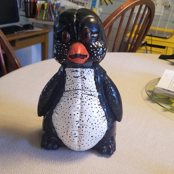 Penguin Piggy Bank - Etsy
