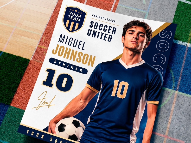 Canva Template for Football Poster, Custom Poster, Digital Football ...