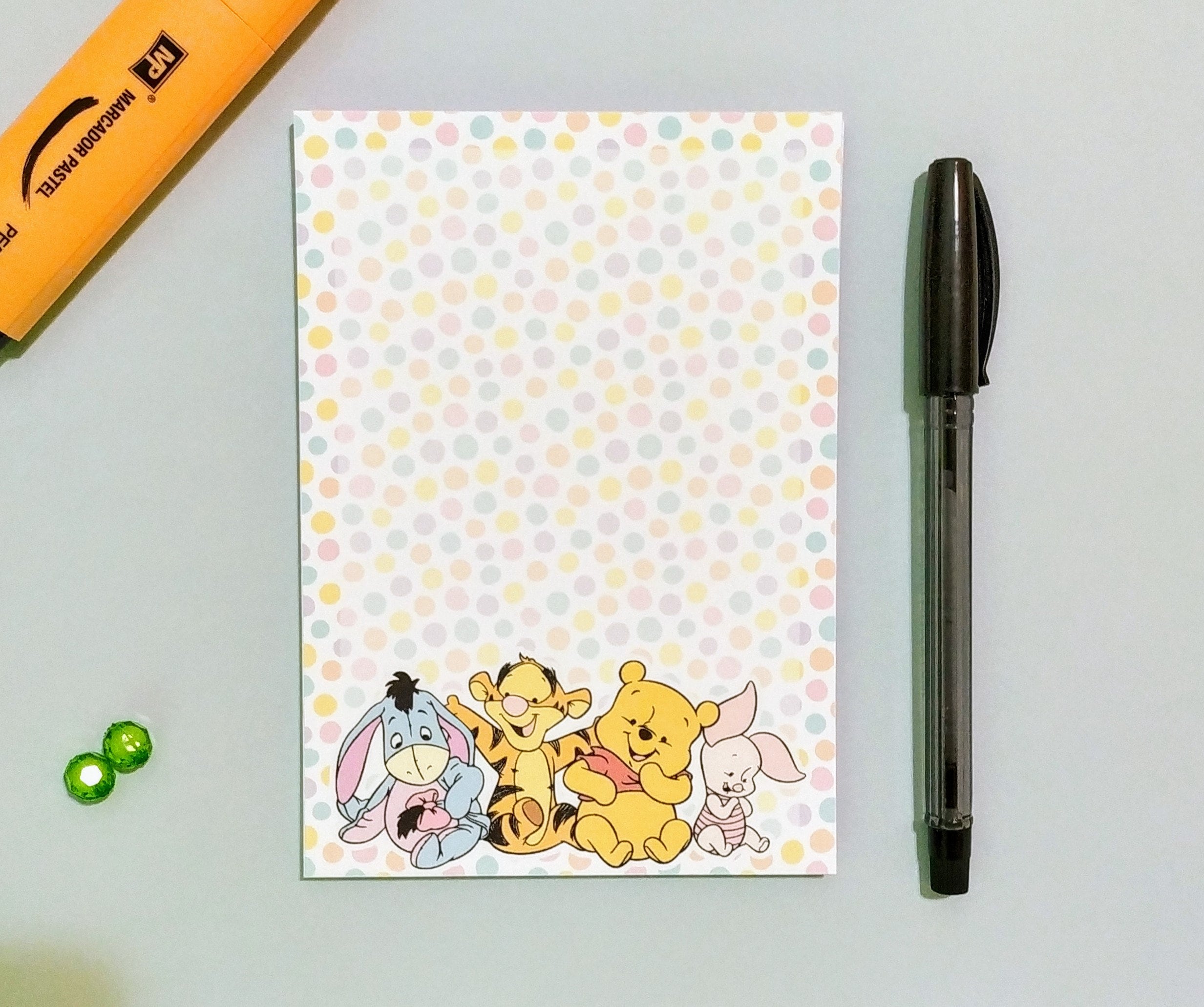 Baby Winnie the Pooh Notepad // 30 or 50 Sheets // Disney Stationery - Etsy