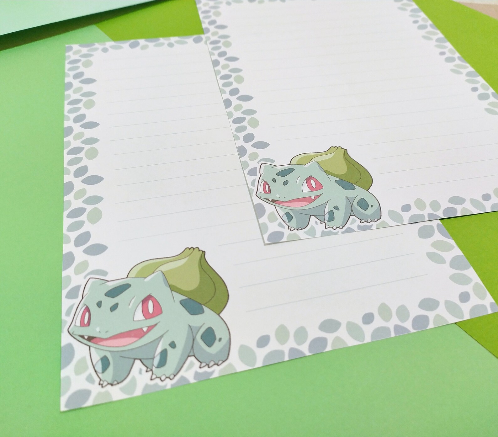 Bulbasaur Letter Paper // Pokemon Writing Sheets // Cute Anime - Etsy