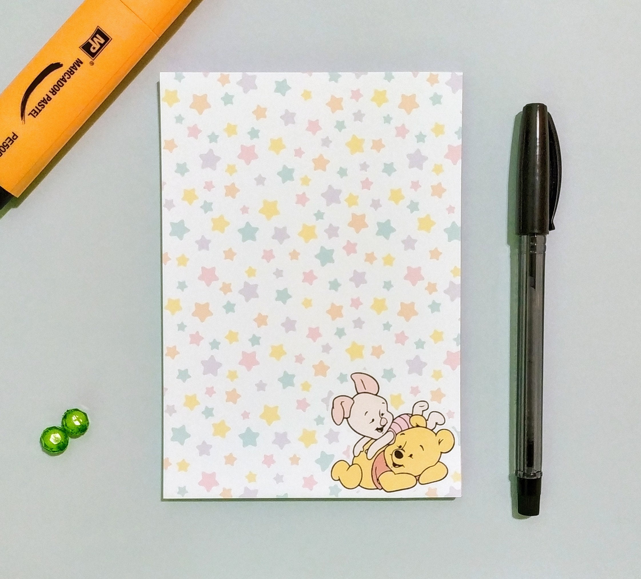 Baby Winnie the Pooh Notepad // 30 or 50 Sheets // Disney Stationery - Etsy