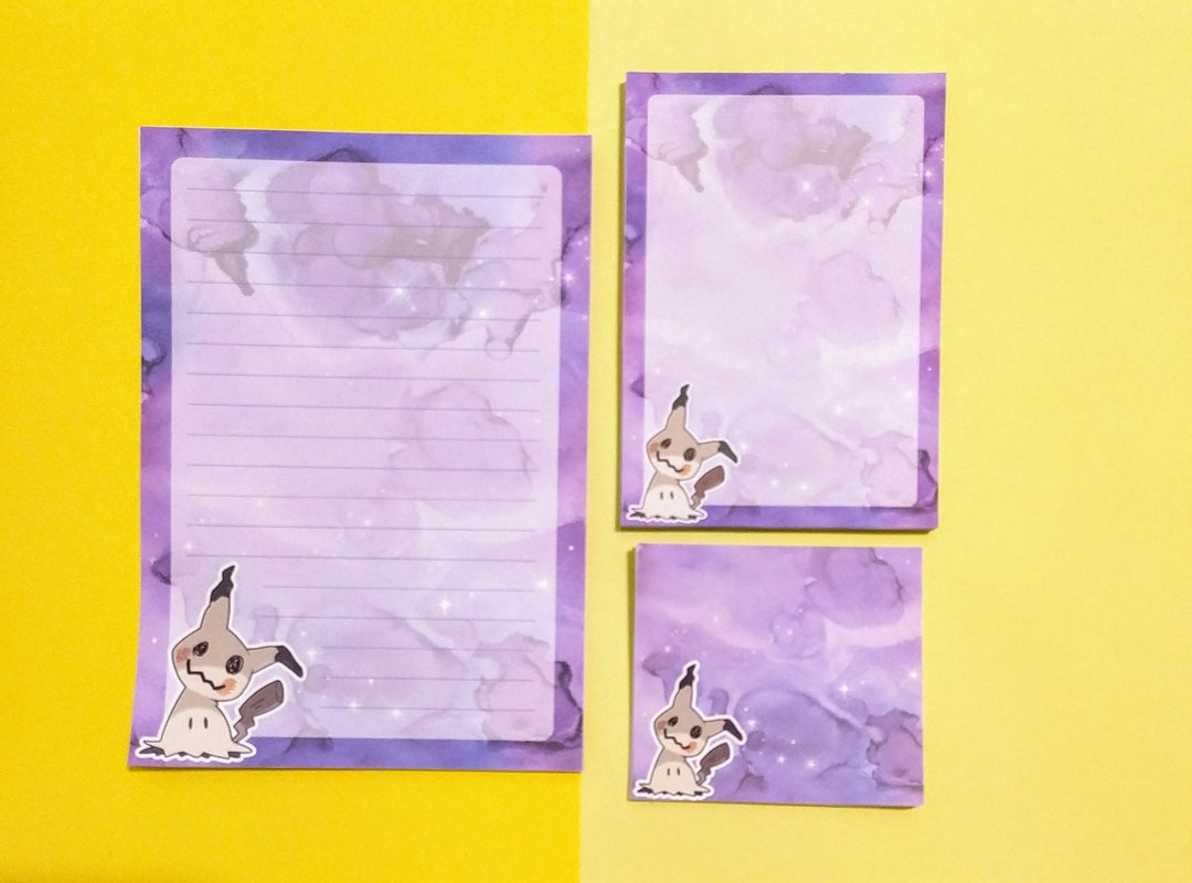 Mimikyu Notepad // 30 Sheets // Pokemon Stationery - Etsy