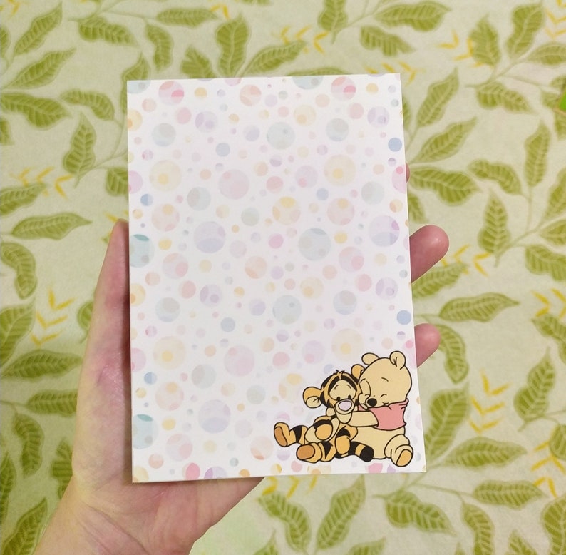 Baby Winnie the Pooh Notepad // 30 or 50 Sheets // Disney Stationery - Etsy