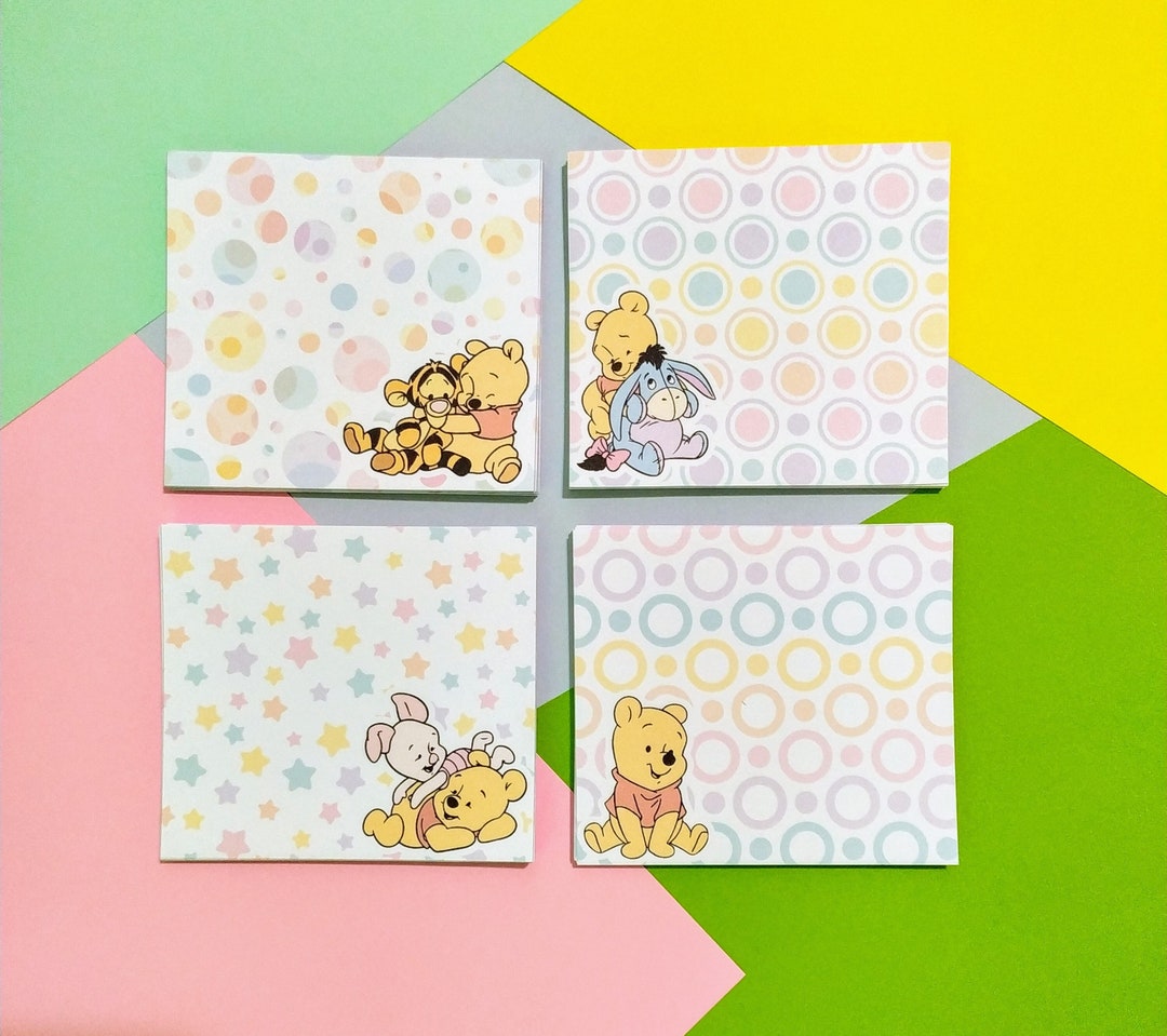 Baby Winnie the Pooh Notepad // 30 or 50 Sheets // Disney Stationery ...