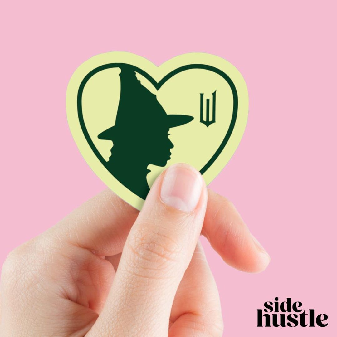 Wicked Elphaba Waterproof Sticker | Wicked Musical Movie Inspired ...