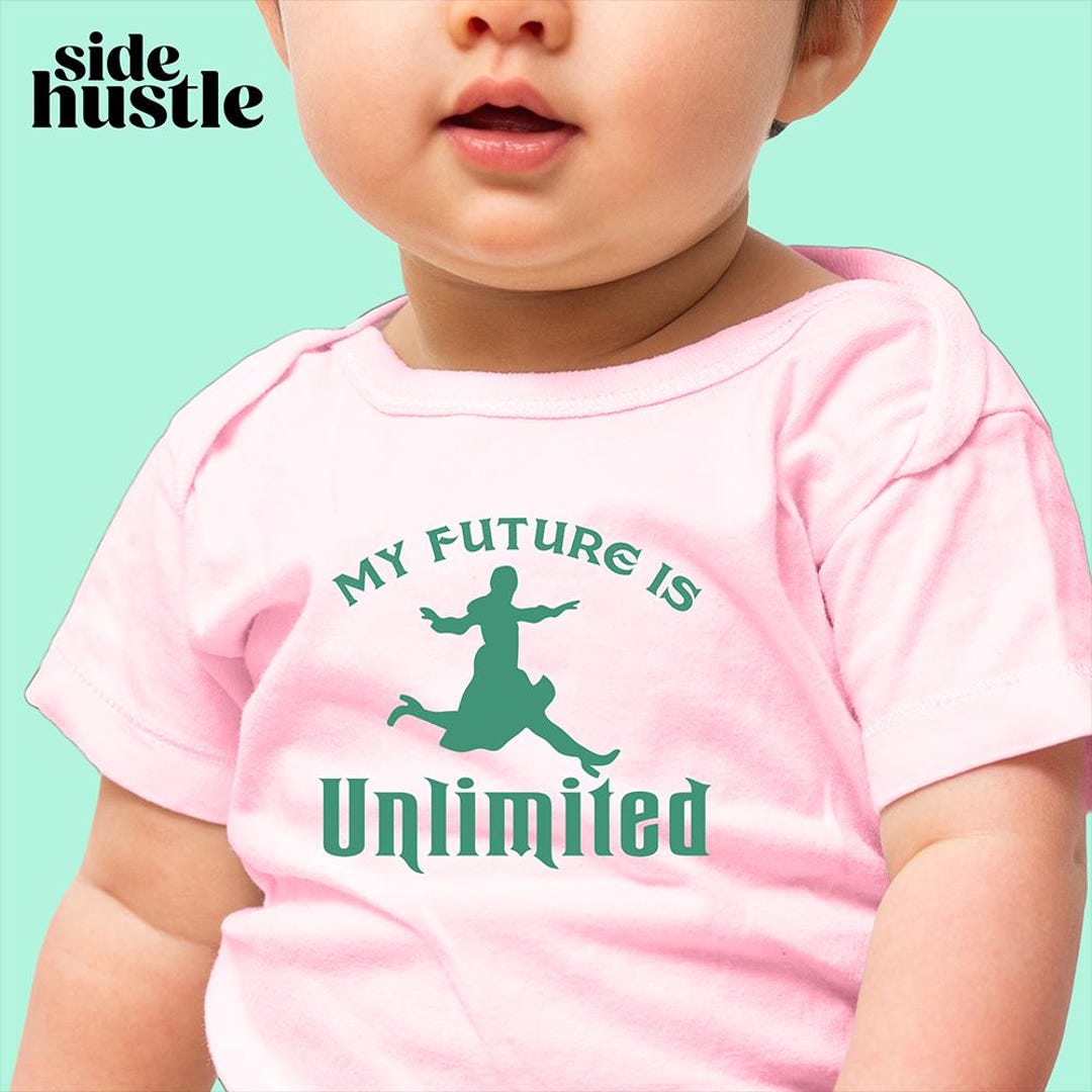 Wicked Inspired Baby Onesie – My Future is Unlimited – Pink & Emerald ...