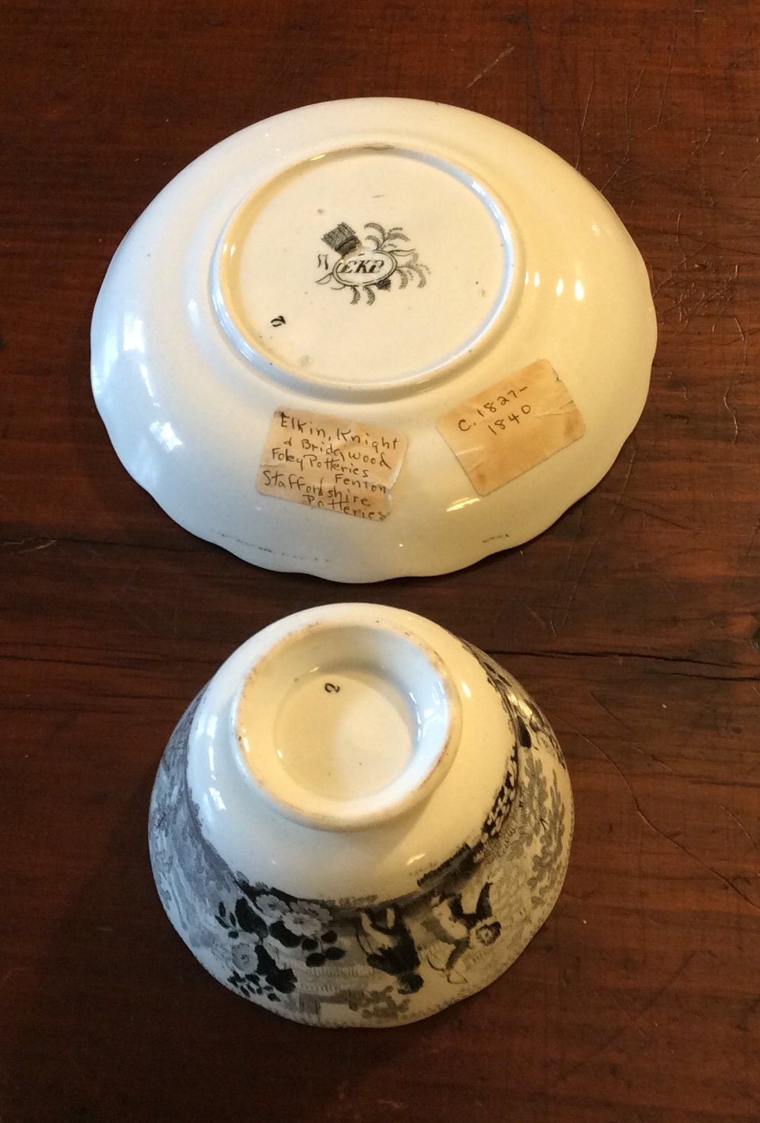 Elkins, Knight, Foley Potteries Staffordshire Cup and Saucer - Etsy