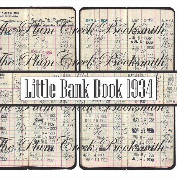 Antique Bank Check - Etsy