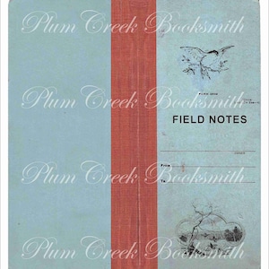 Field Notes Book - Digital Kit for a Vintage Record Keeping Book Found ...