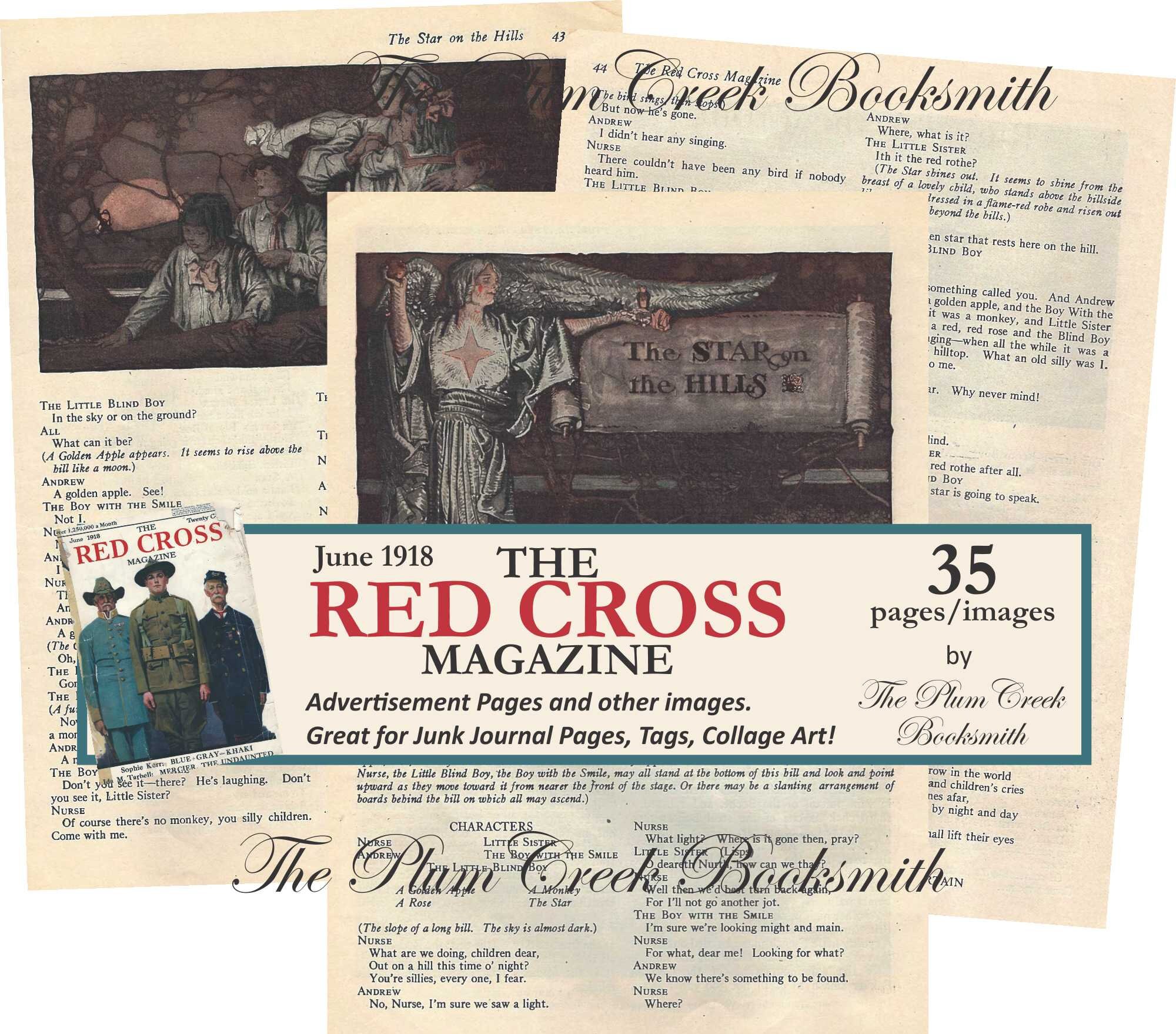 The Red Cross Magazine June 1918 Advertisement Images for | Etsy