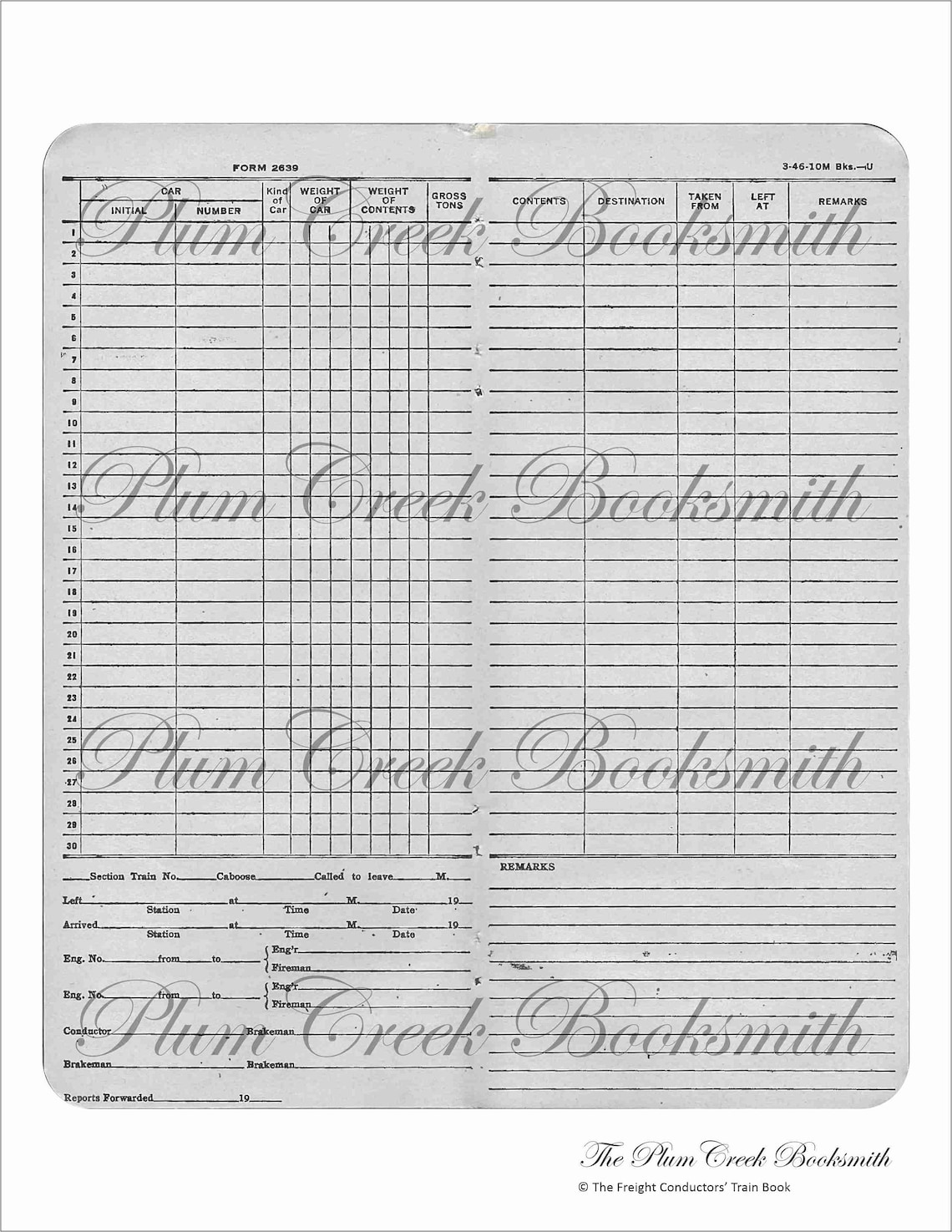 Field Notes Book - Digital Kit for a Vintage Record Keeping Book Found ...