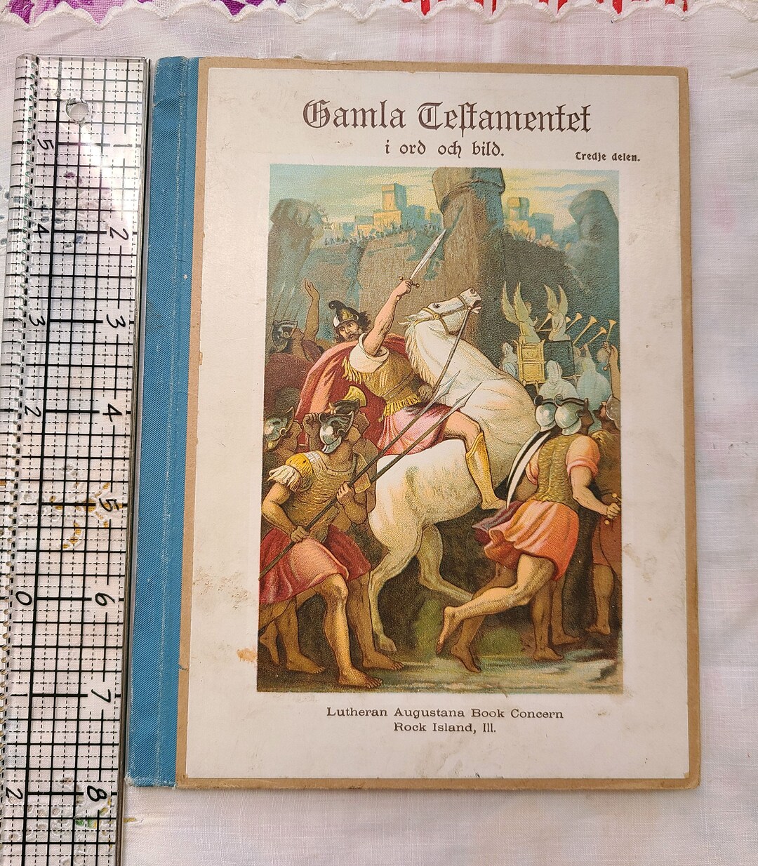 1909 Swedish Sunday School Book - Gamla Testamentet ORD OCH BILD ...