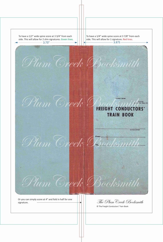 Freight Conductors' Train Book Digital Kit for a Vintage - Etsy