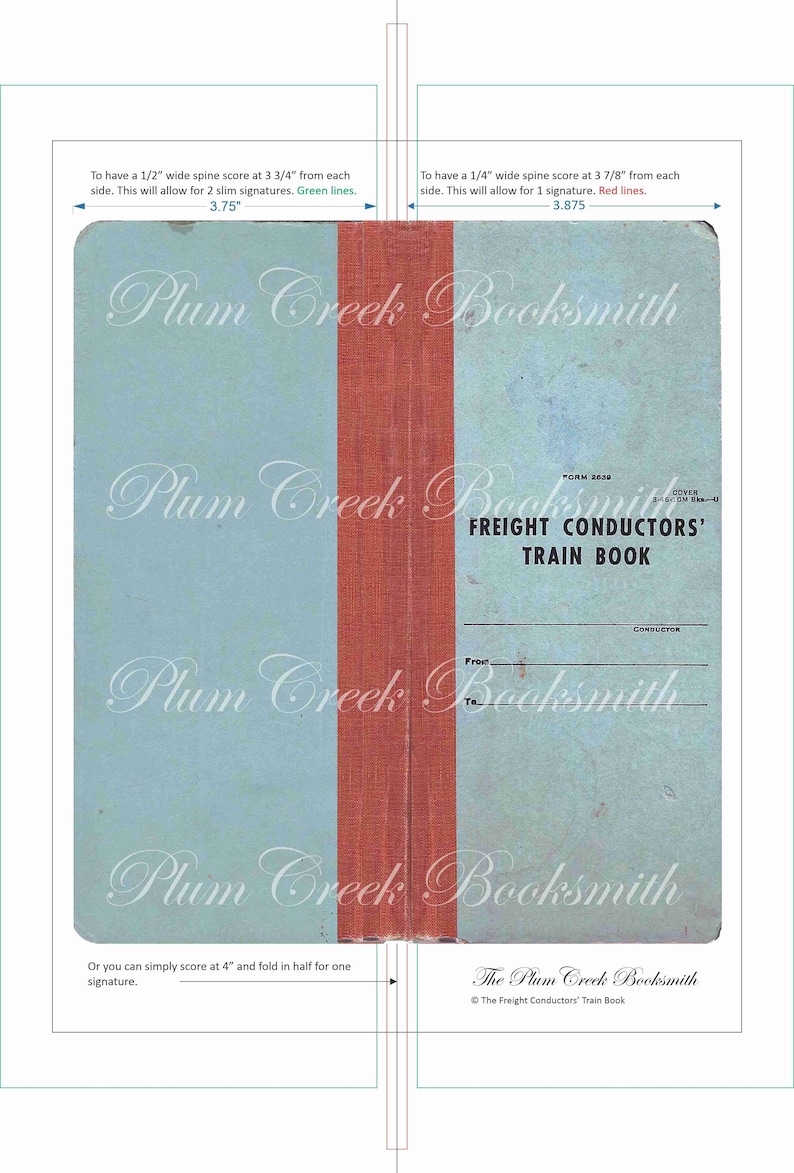 Freight Conductors' Train Book - Digital Kit for a Vintage Record ...