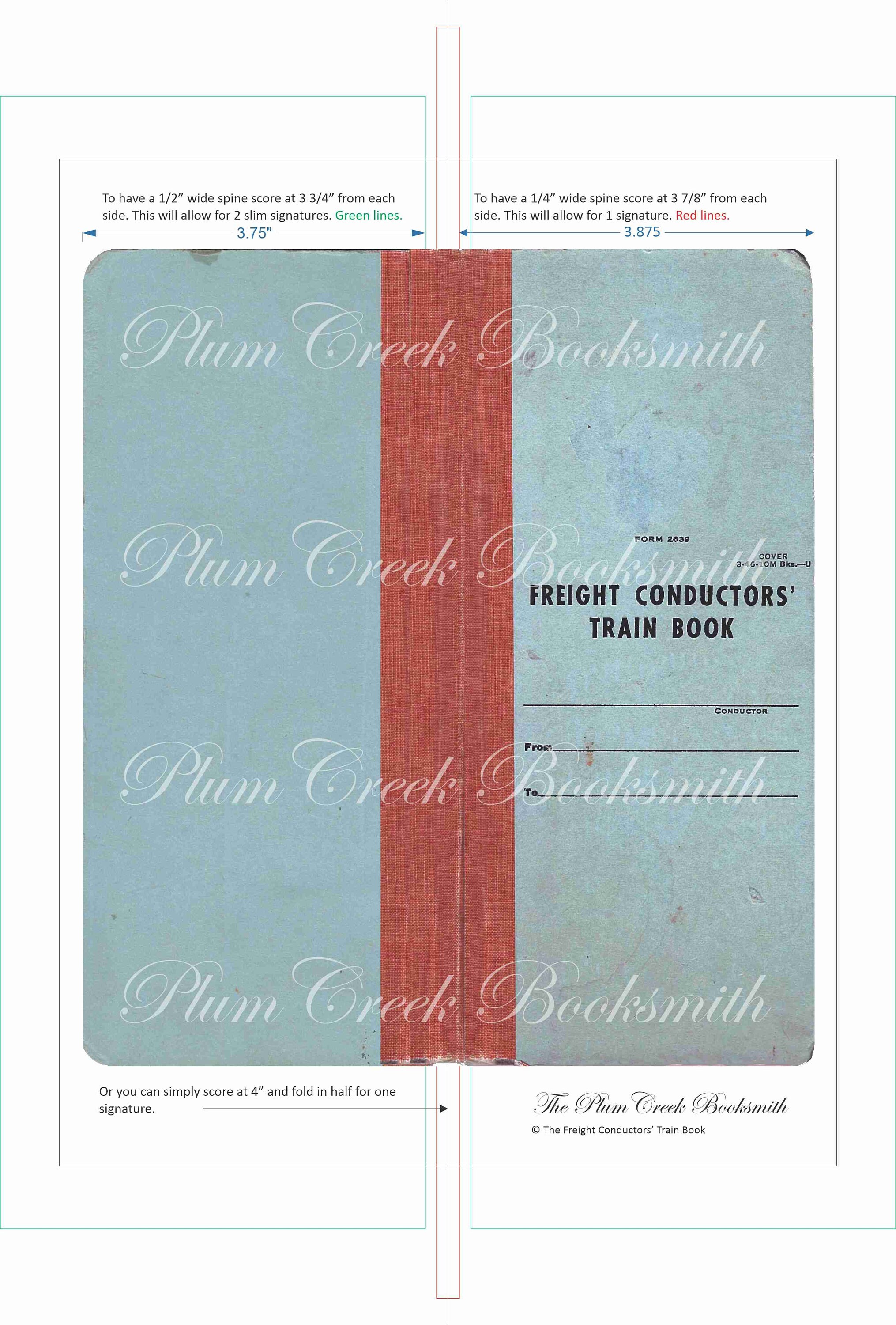 Freight Conductors' Train Book - Digital Kit for a Vintage Record ...