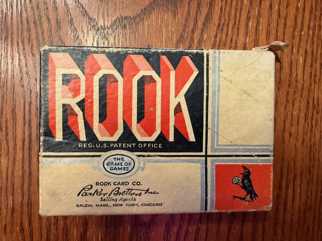 ROOK Card Game With Game Rules Booklet With Copyright 1943 ...