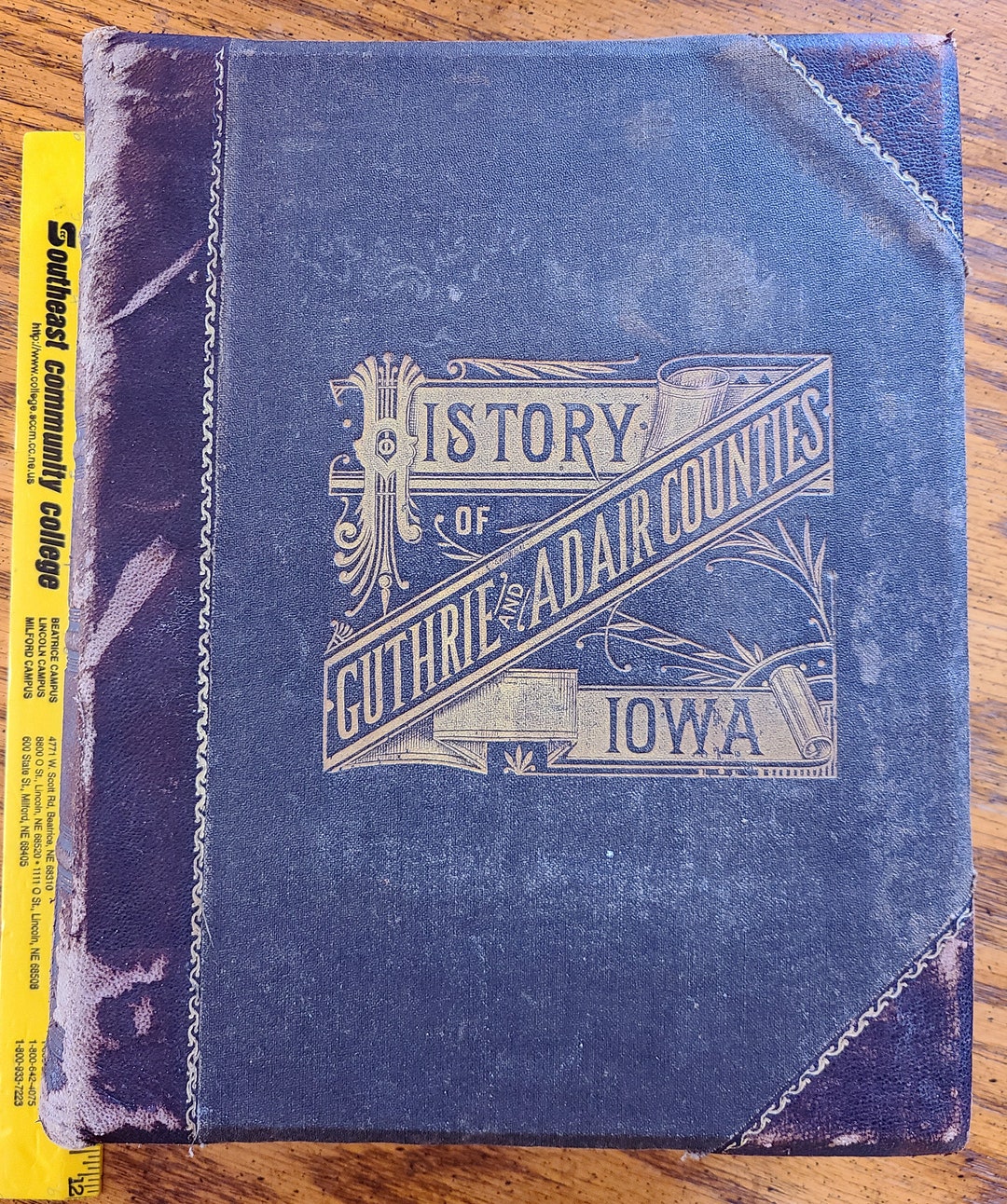 History of Guthrie & Adair Counties in Iowa 1884 Antique Tome, Very ...