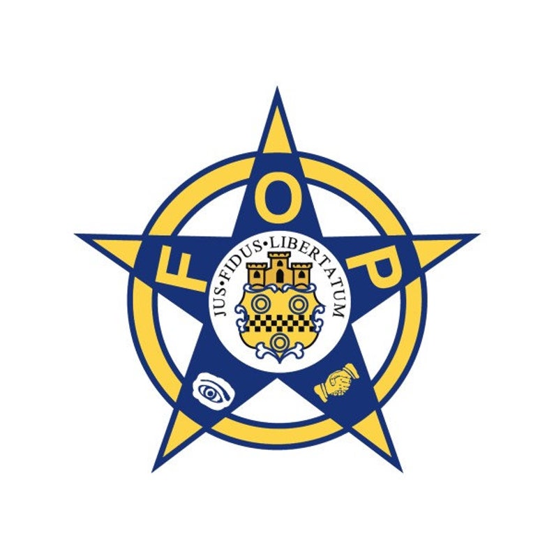 USA FOP Decal Sticker Fraternal Order of Police Window Car | Etsy