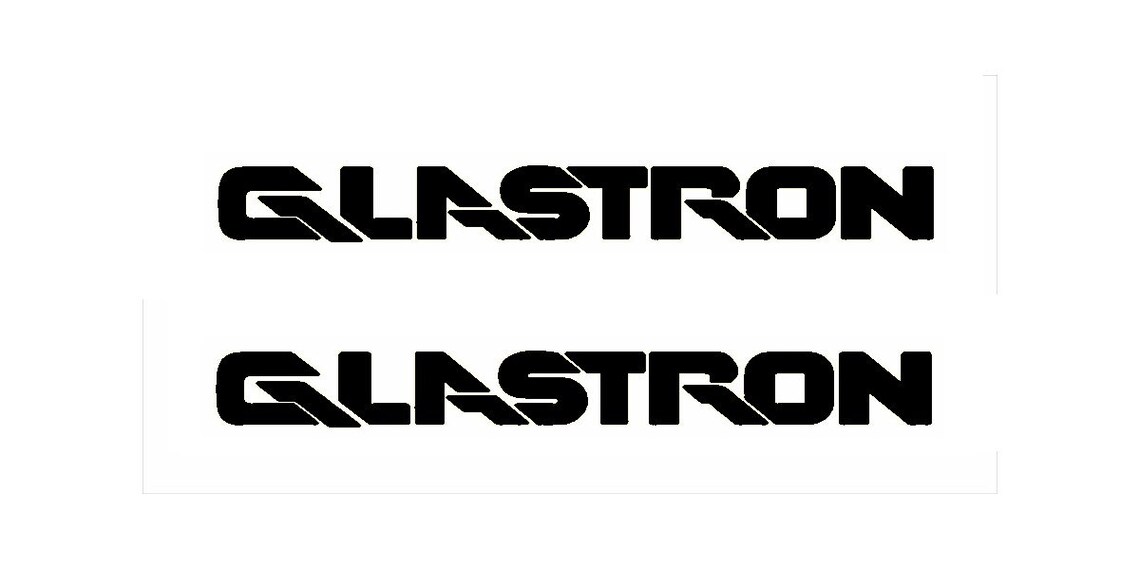 Glastron Boat Decal 3M Vinyl in Black Marine Gloss Set Kit USA HIGH ...