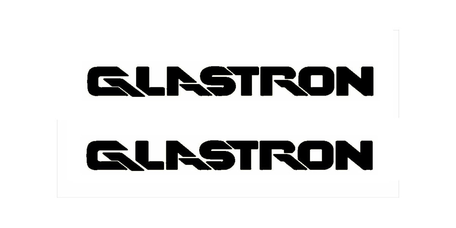 Glastron Boat Decal 3M Vinyl in Black Marine Gloss Set Kit USA HIGH ...