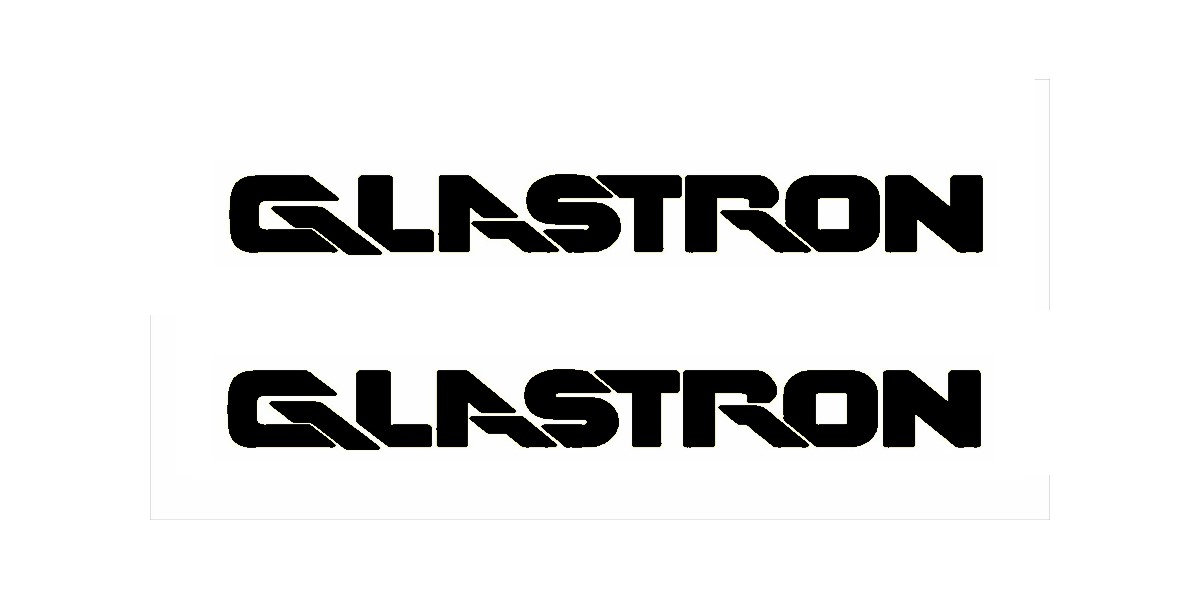 Glastron Boat Decal 3M Vinyl in Black Marine Gloss Set Kit USA HIGH ...