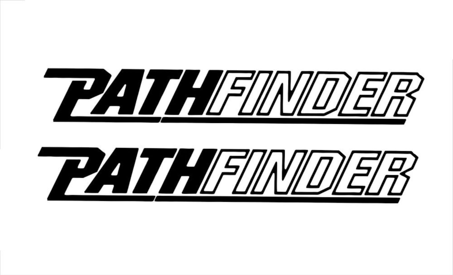 Pathfinder Boat Decal 3M Vinyl in Black Marine Gloss Set Kit USA HIGH ...