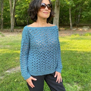 Sea Glass Crochet Sweater Pattern, Intermediate/advanced (PDF Pattern ...