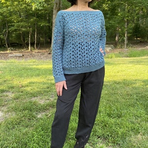 Sea Glass Crochet Sweater Pattern, Intermediate/advanced (PDF Pattern ...