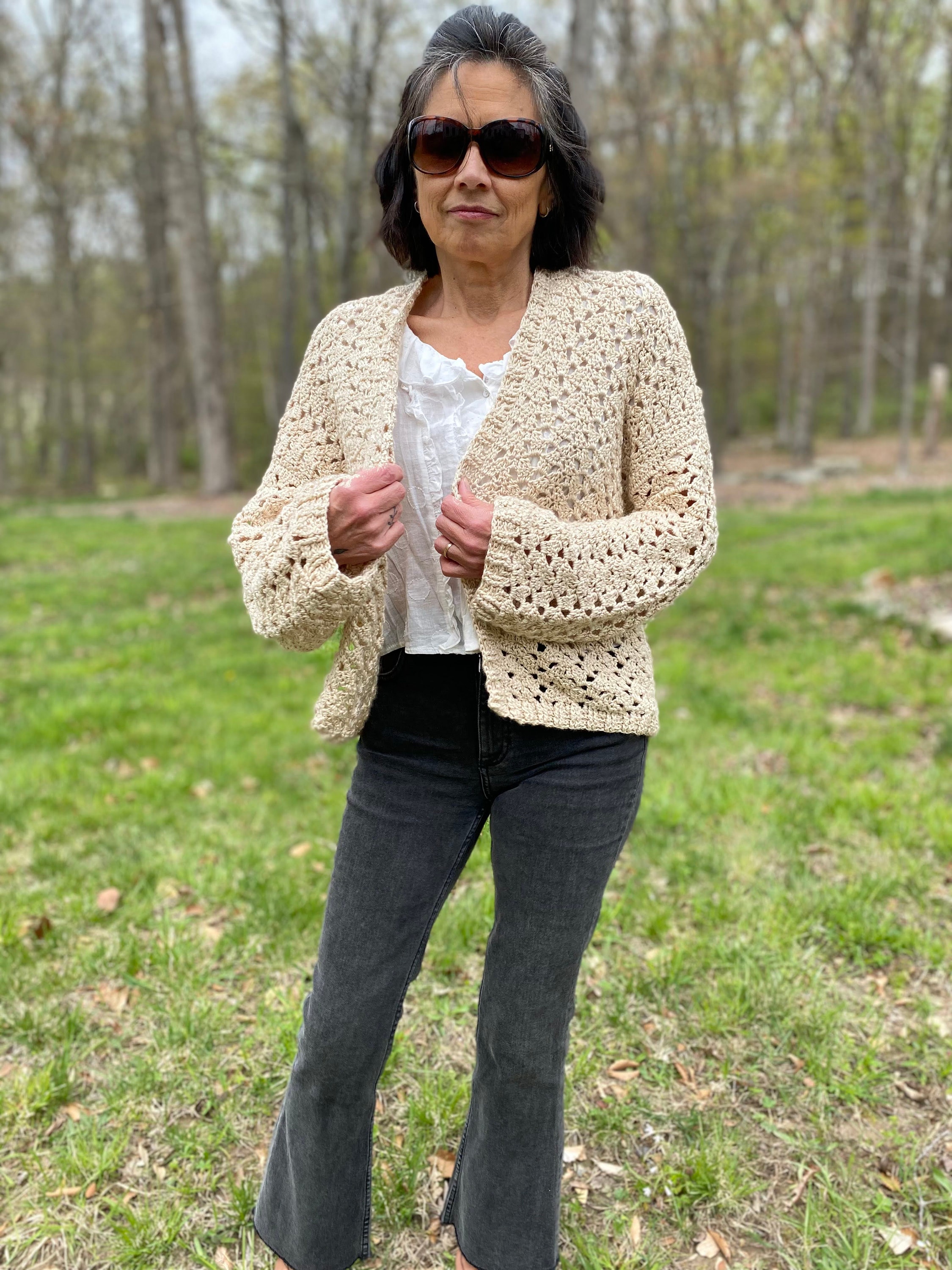 Sea Shell Cardigan, Crochet Cardigan, Crochet Pattern, Cardigan Pattern ...