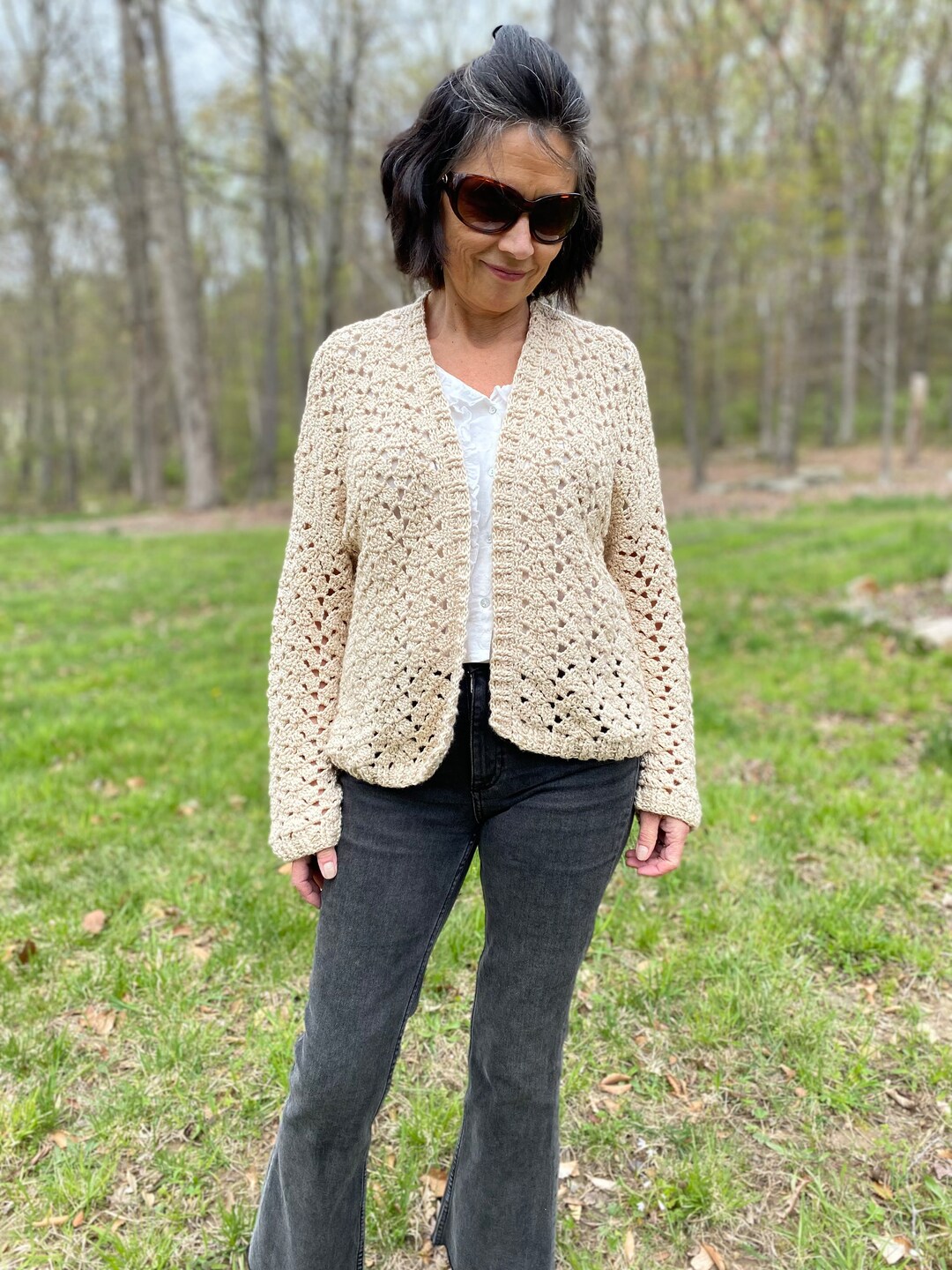 Sea Shell Cardigan, Crochet Cardigan, Crochet Pattern, Cardigan Pattern ...