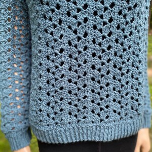 Sea Glass Crochet Sweater Pattern, Intermediate/advanced (PDF Pattern ...